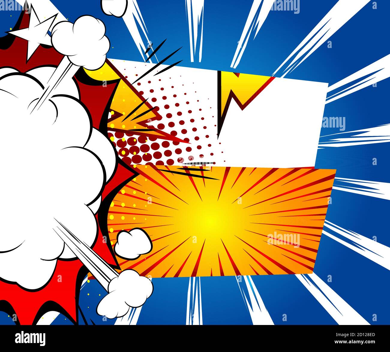Cartoon design colored background. Comic book illustration. Vector ...