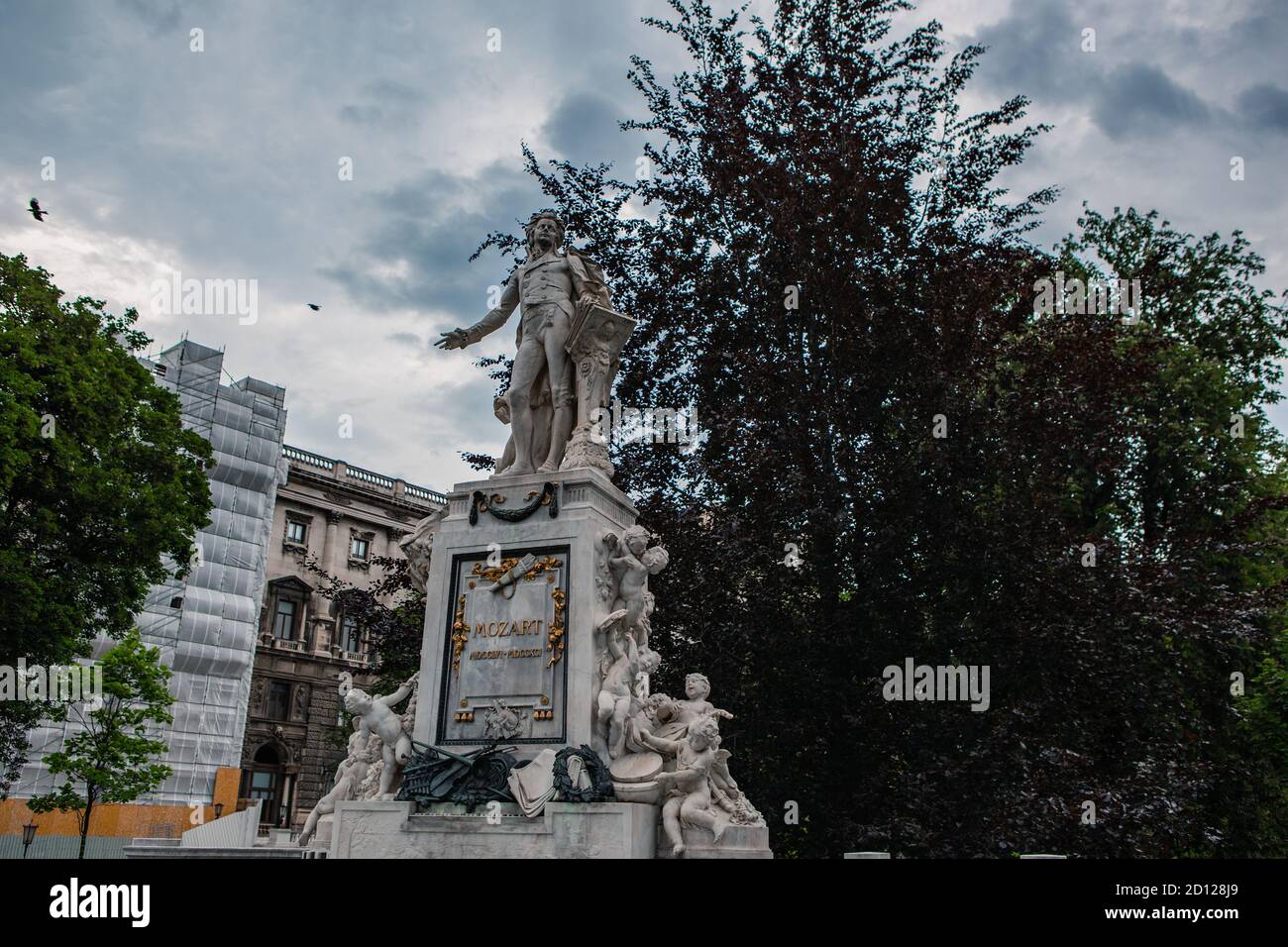 Mozart statue in mozartplatz mozart square hi-res stock photography and ...