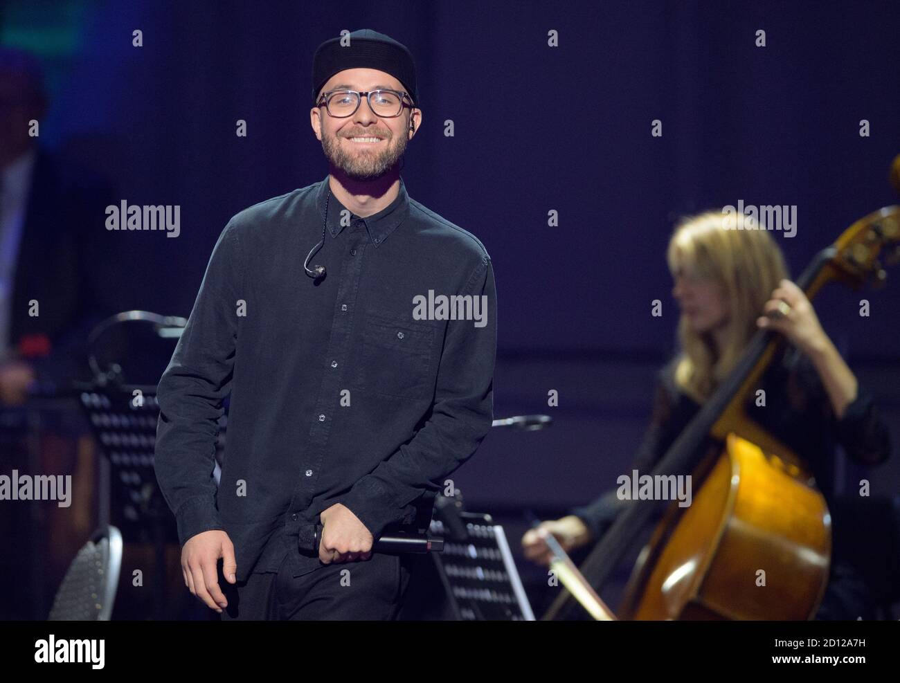 03 October 2020, Brandenburg, Potsdam: Mark Foster sings in the ...