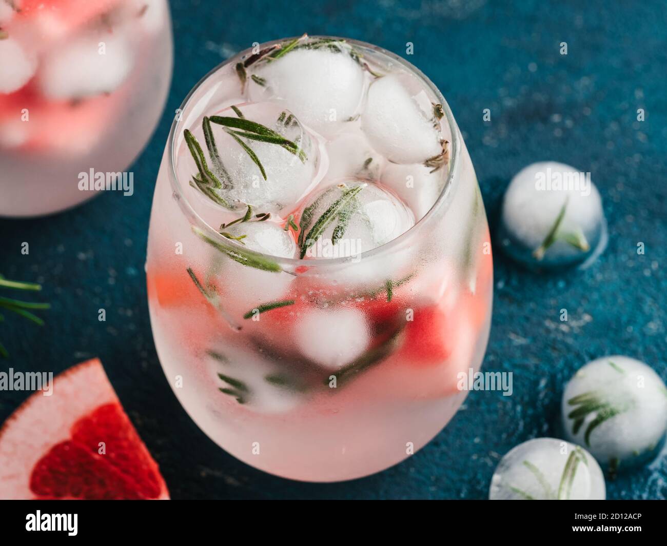 infused detox water or alcoholic or non-alcoholic cocktail with ...