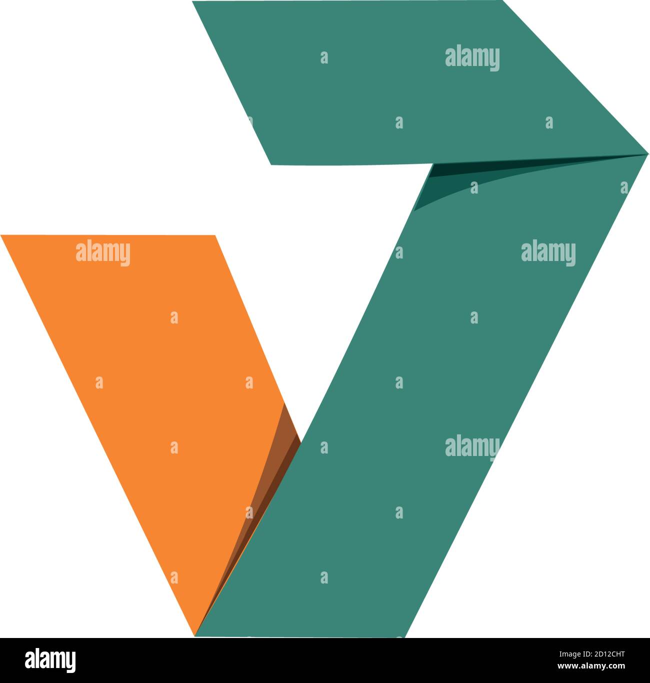 seven triangle sign icon logo concept Stock Vector Image & Art - Alamy