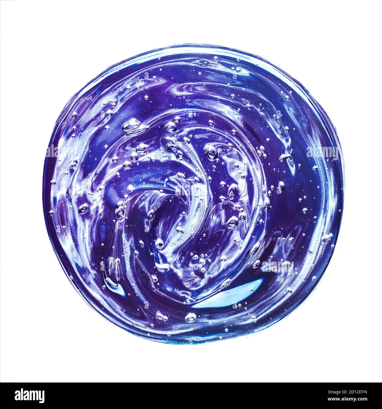 Cosmetic color mask, cream liquid gel serum texture on white background ...