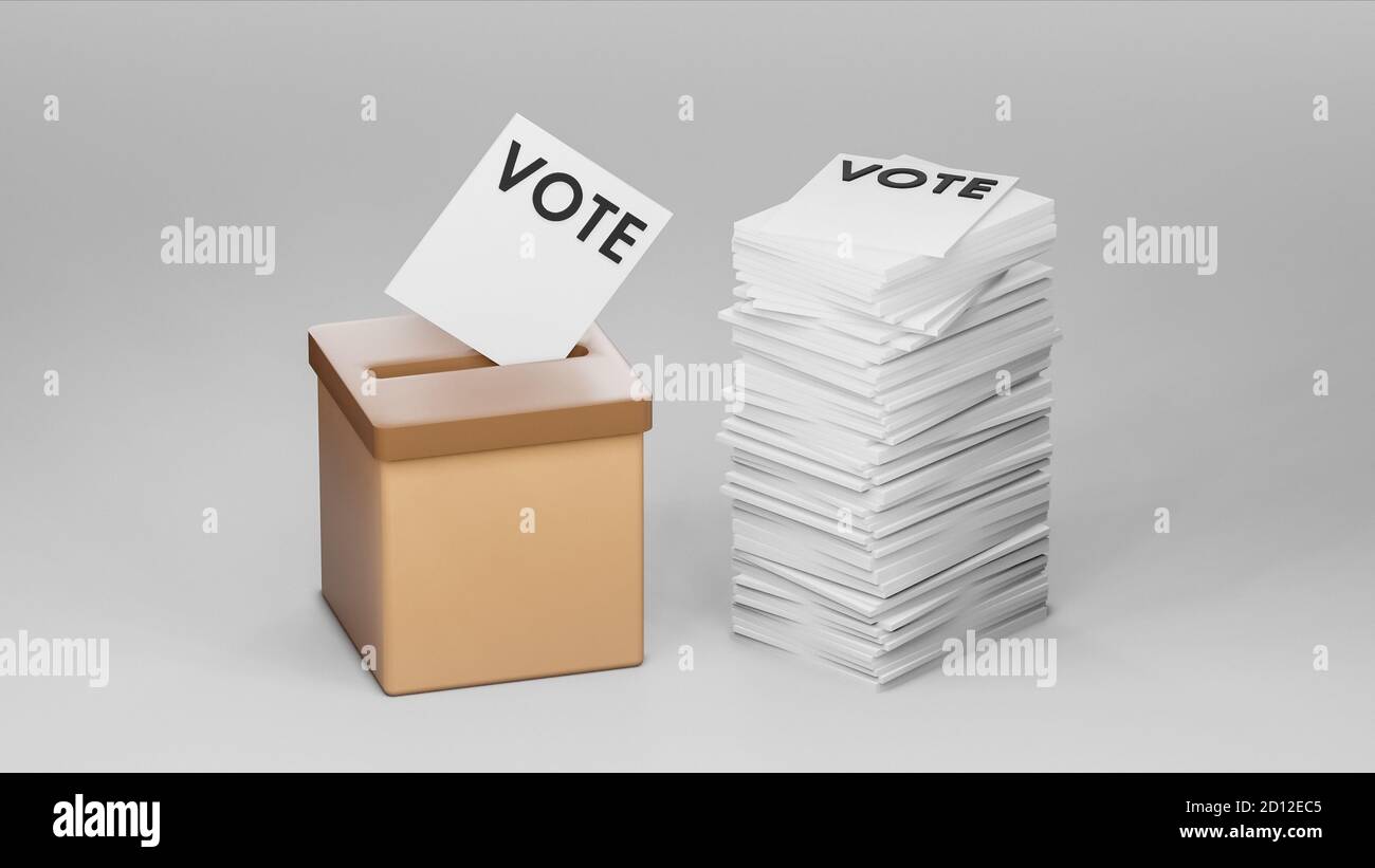 Ballot paper usa hi-res stock photography and images - Alamy