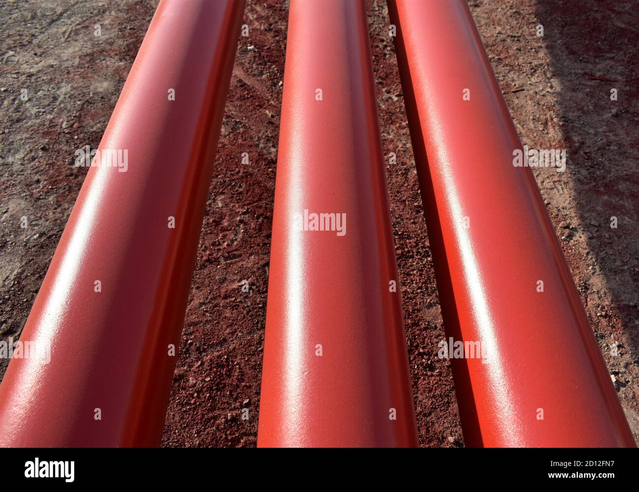 Red steel pipes for fire fighting system and extinguishing water lines ...