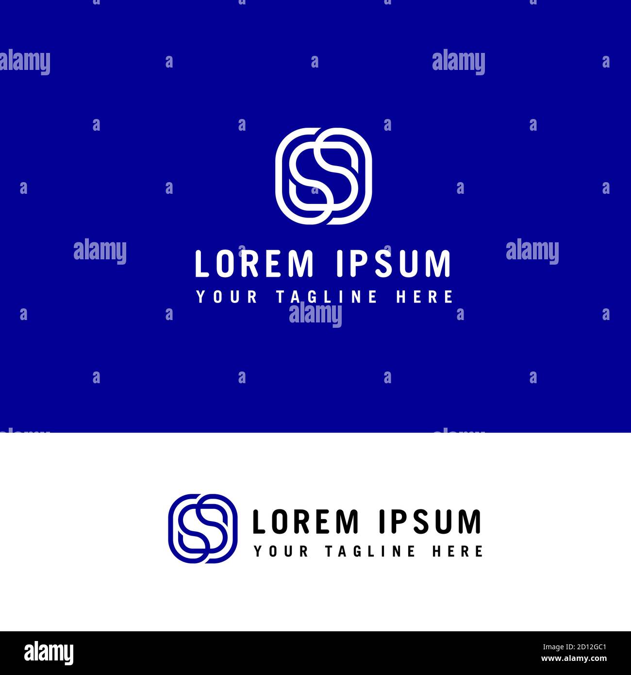 Letter S line logo design. Linear creative minimal monogram symbol ...