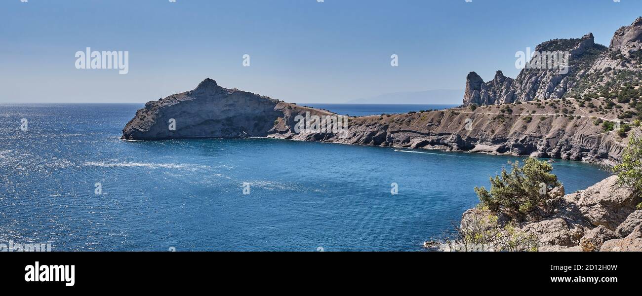 Cape Kapchik, Golitsyn trail. Crimean peninsula. National botanical ...