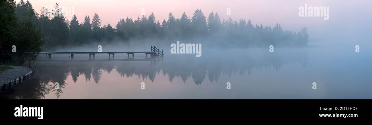 geography/travel, Germany, Bavaria, Sachsenkam, footbridge on the ...