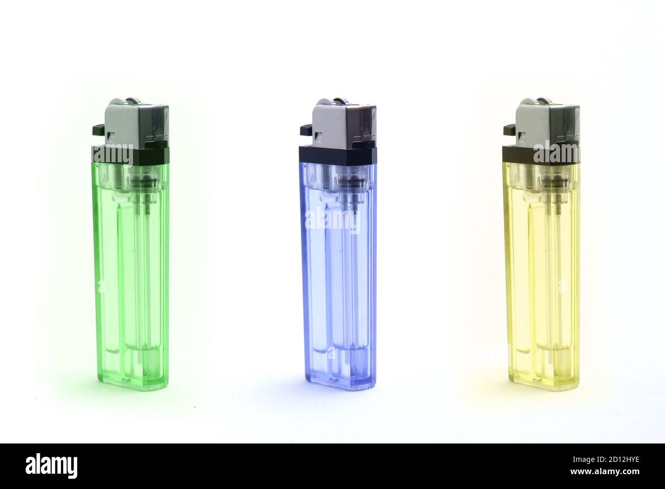 gas lighter with a transparent full color container. a tool to burn ...