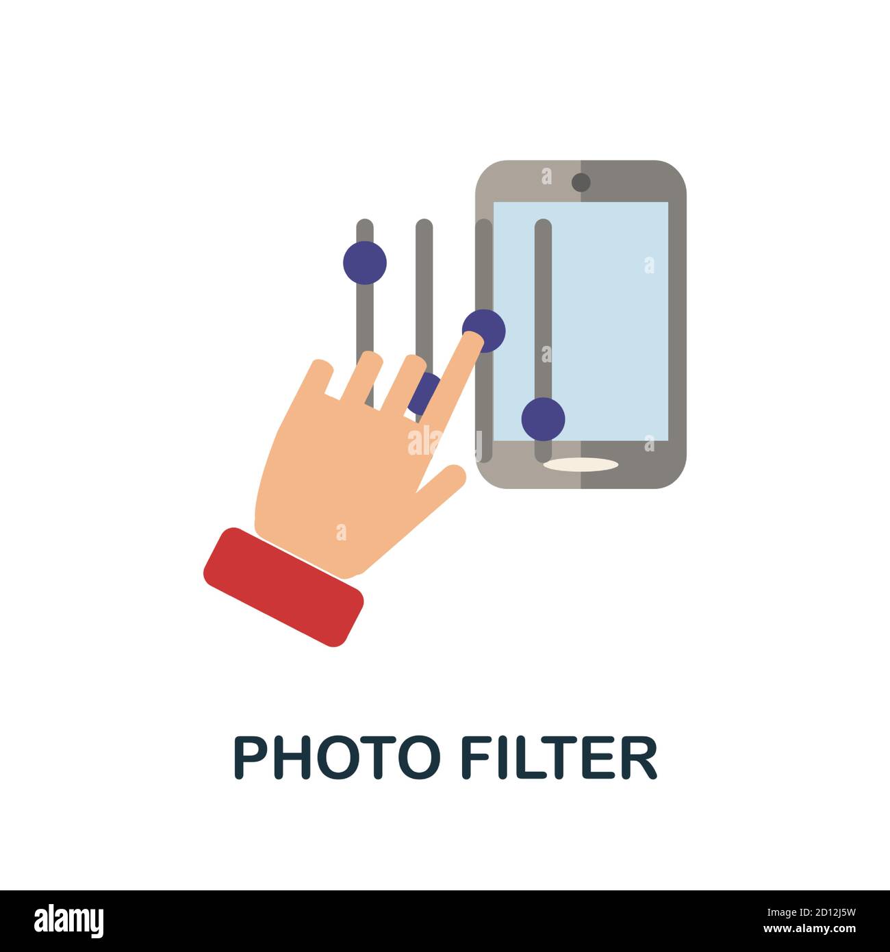 Compact filter icon simple hi-res stock photography and images - Alamy