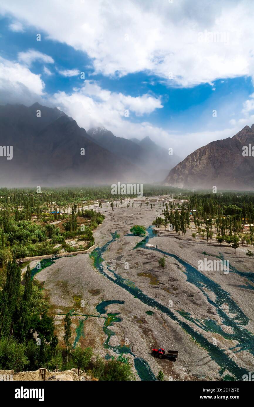karakorum range of northern areas of gilgit baltistan , baltoroand ...