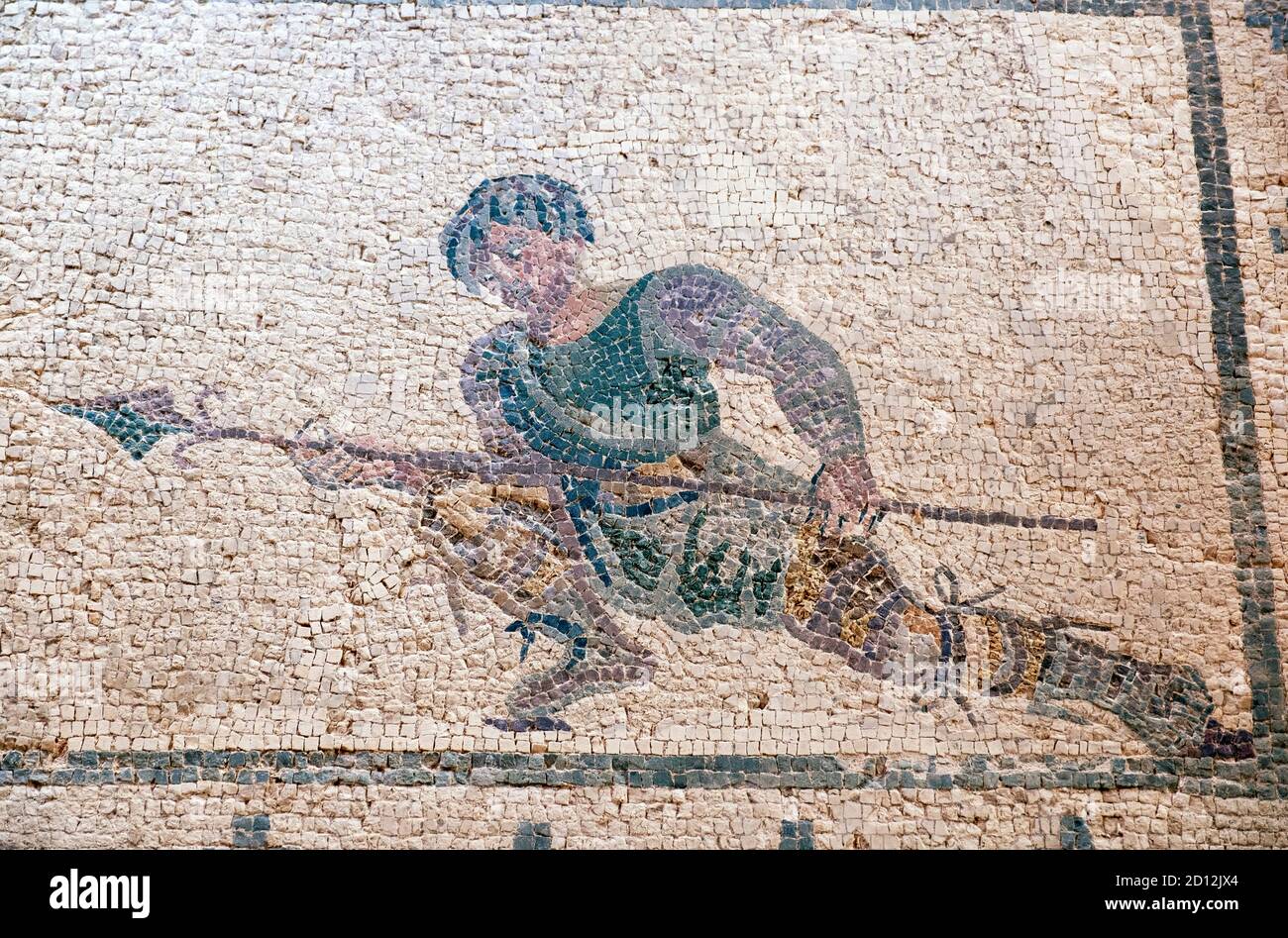 Ancient greek hunting scene mosaic hi-res stock photography and images ...