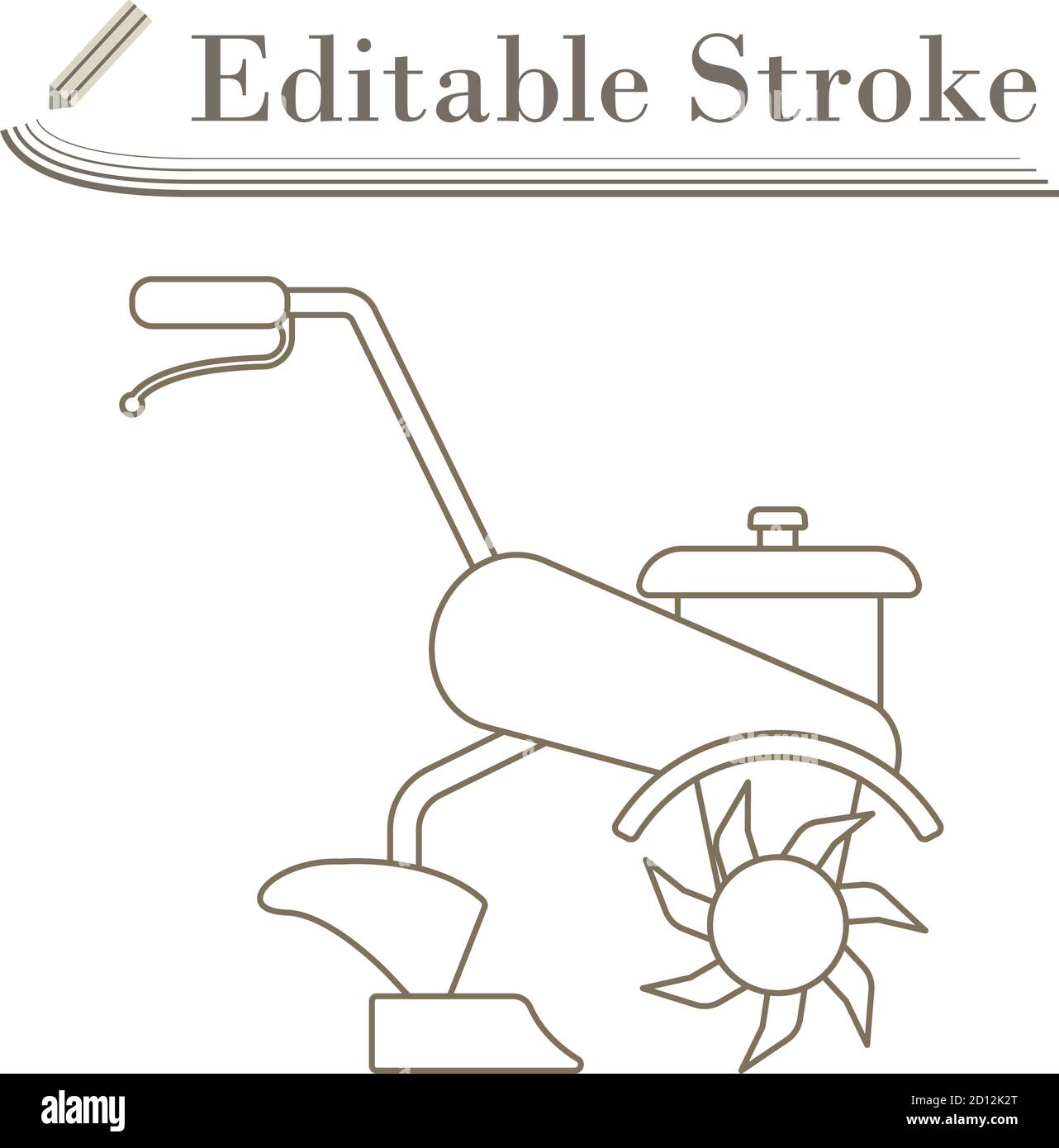 Hand Cultivator Drawing