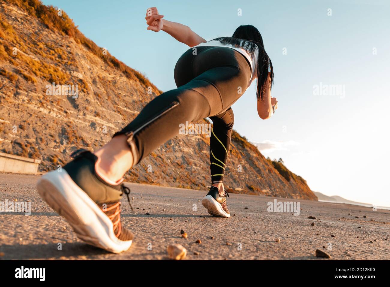 Young woman feet bottom hi-res stock photography and images - Alamy