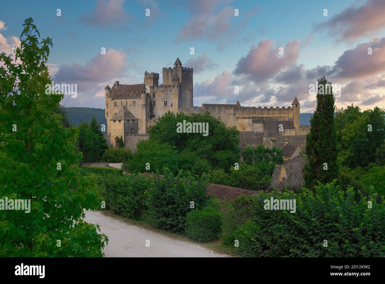 a view of Beynac castle in France Stock Photo - Alamy