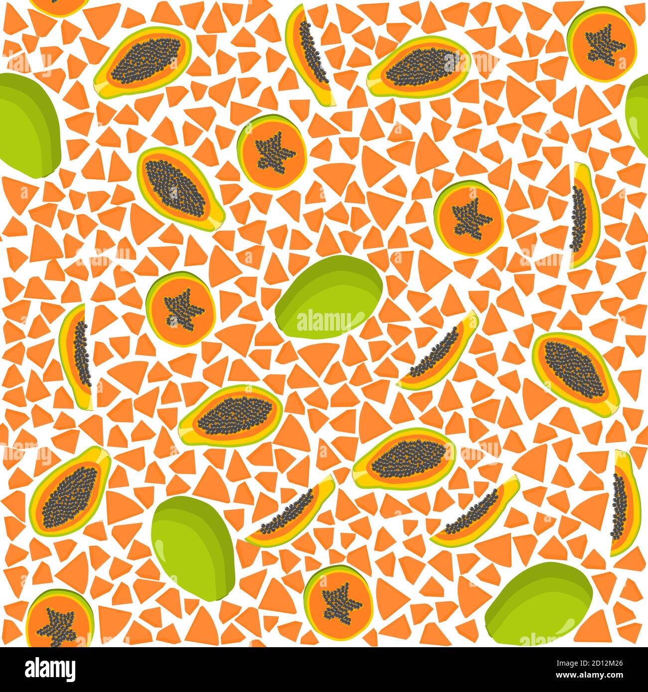 Papaya texture Stock Vector Images - Alamy