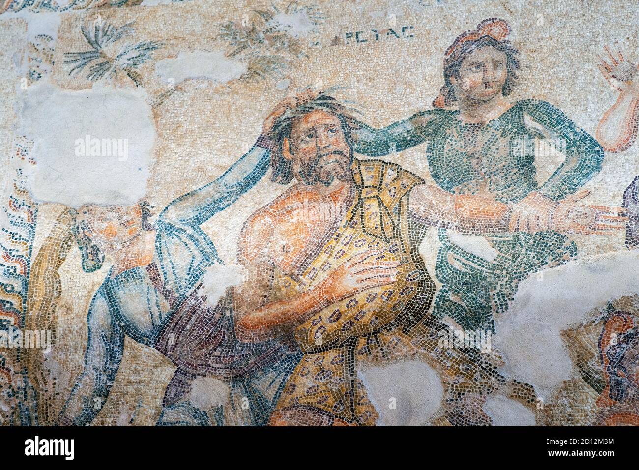 Section of a Roman Mosaic in the The House of Aion, Paphos ...