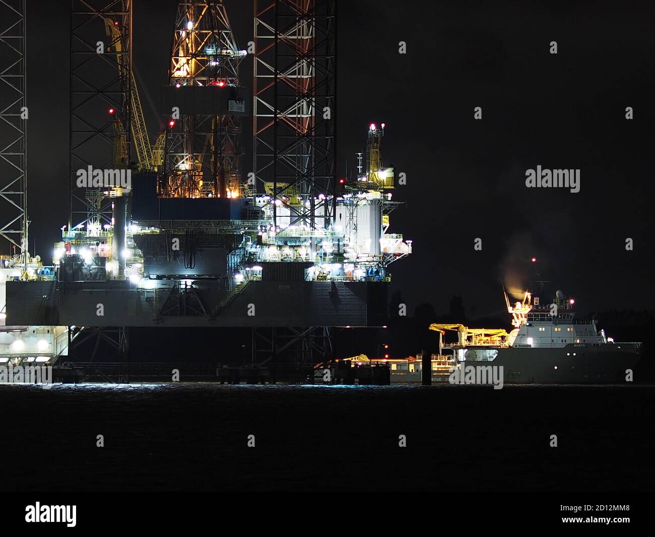 Sheerness, Kent, UK. 5th October, 2020. Borr Drilling 's gas/oil jackup ...