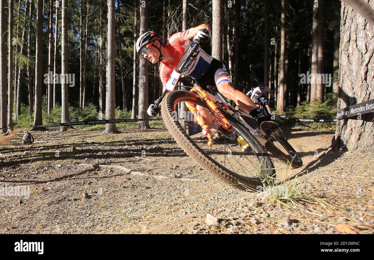 Milan Vader from Netherlands competes in men's Elite category during ...
