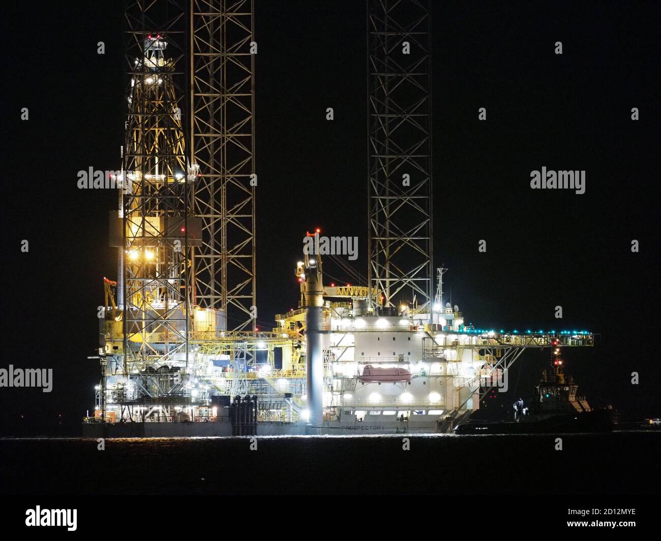 Sheerness, Kent, UK. 5th October, 2020. Borr Drilling 's gas/oil jackup ...