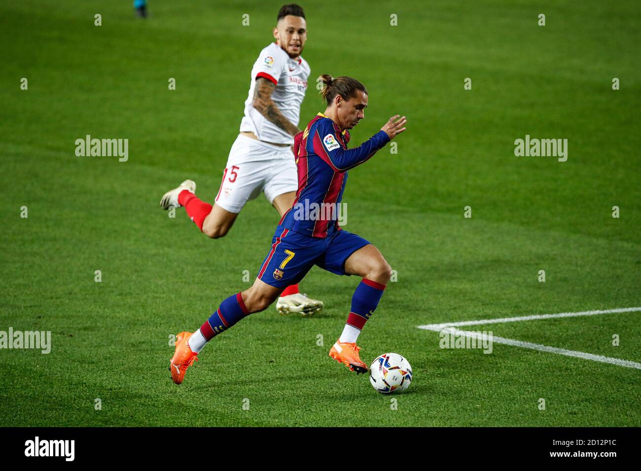 Antoine Griezmann of FC Barcelona during the Spanish championship La ...