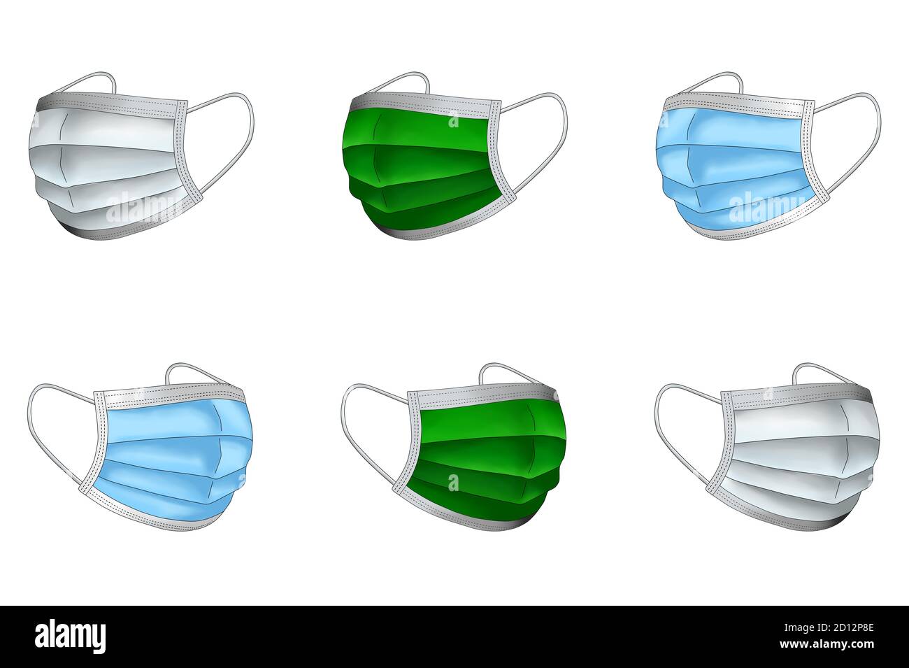 Pleated mask hi-res stock photography and images - Alamy