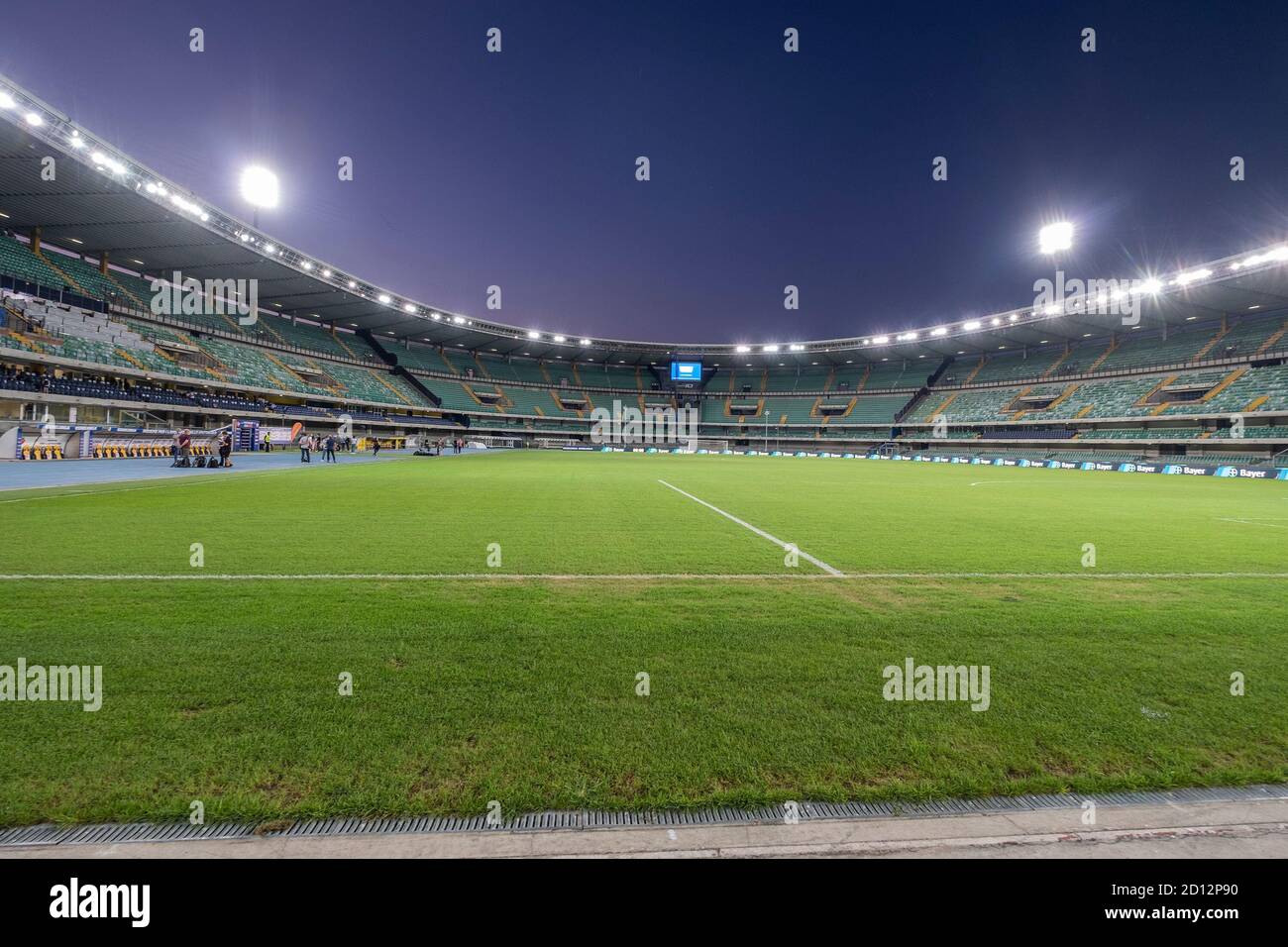 Verona, Italy - September 03 : View of the Bentedodi stadium in Verona ...