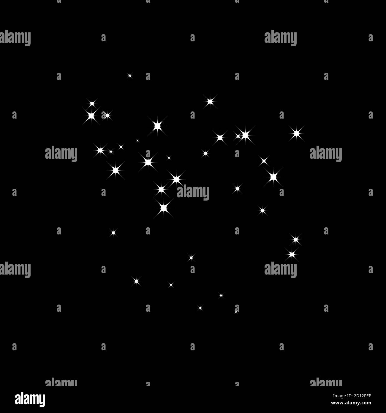Cluster of stars vector vectors hi-res stock photography and images - Alamy