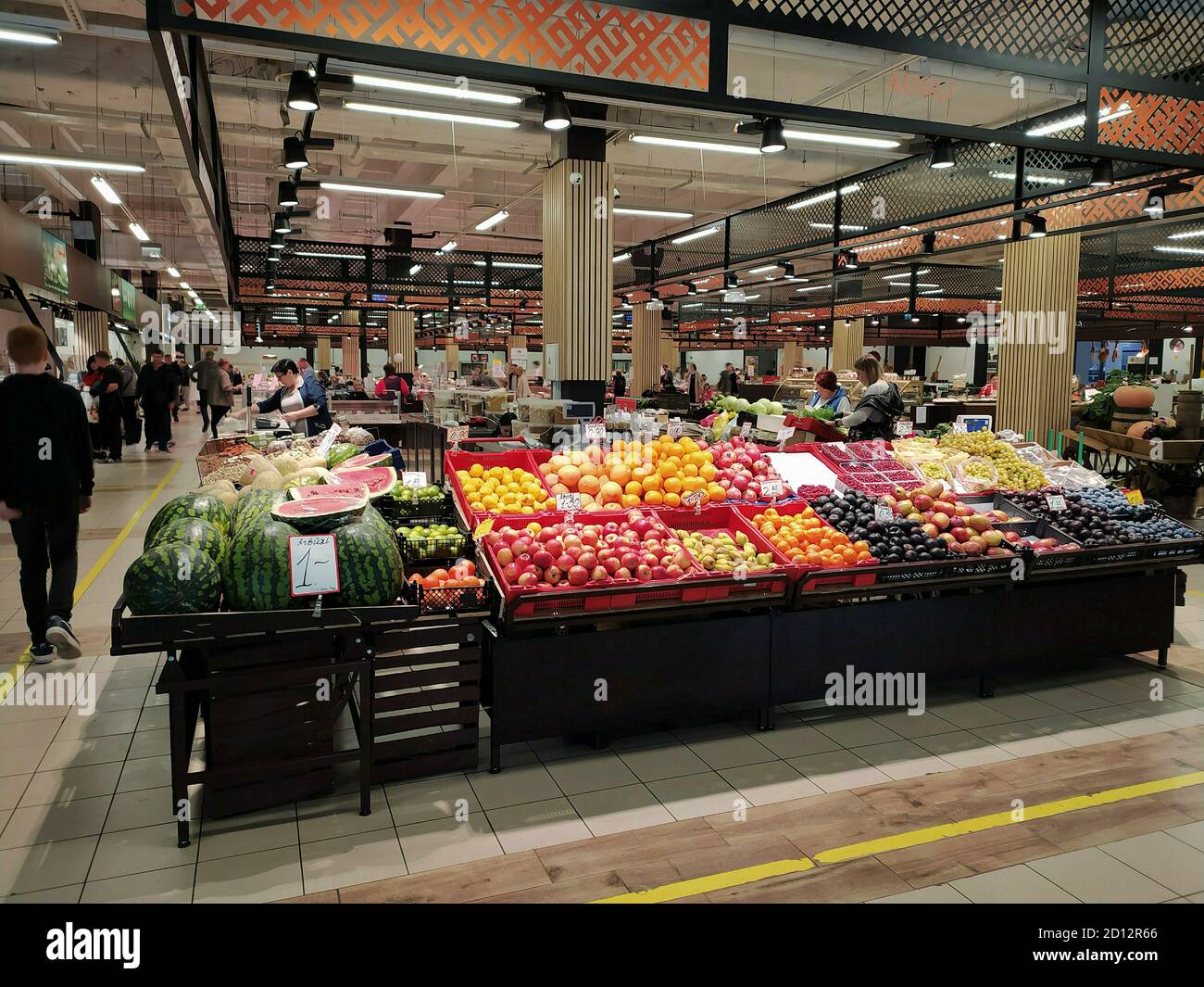 A market has opened in the production premises of the former well-known ...