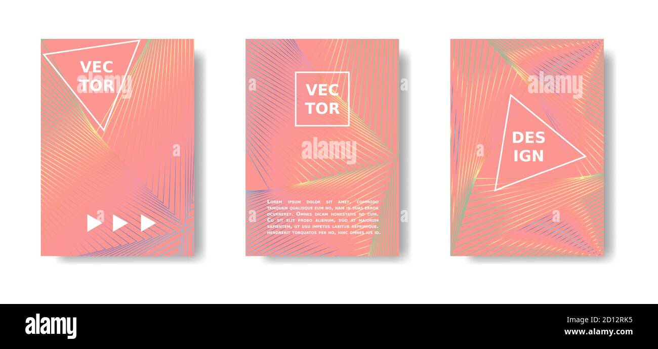 Vector A4 catalog,magazine, cover futuristic set. Annual report cover ...