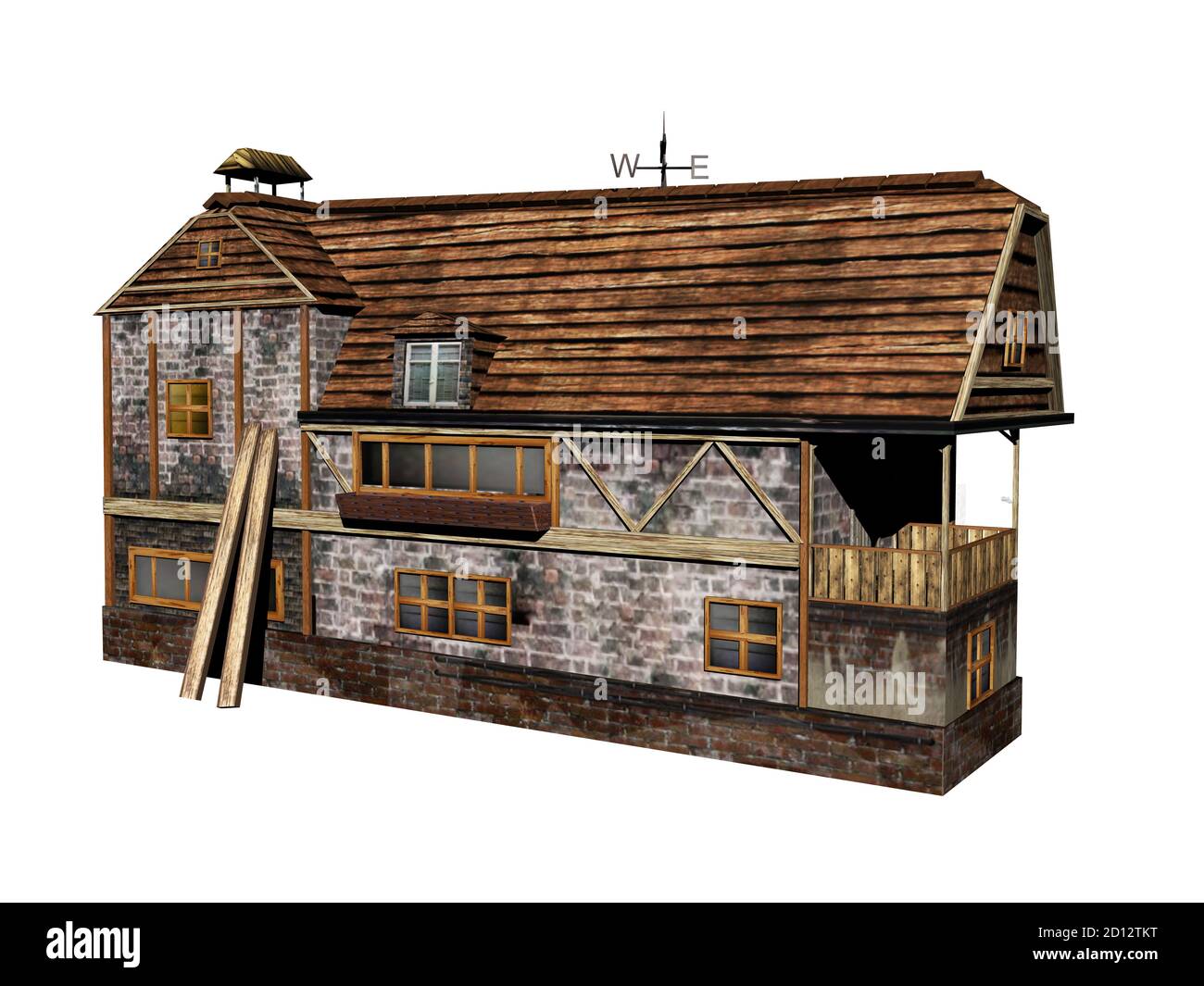 old scruffy and abandoned demolition house Stock Photo - Alamy