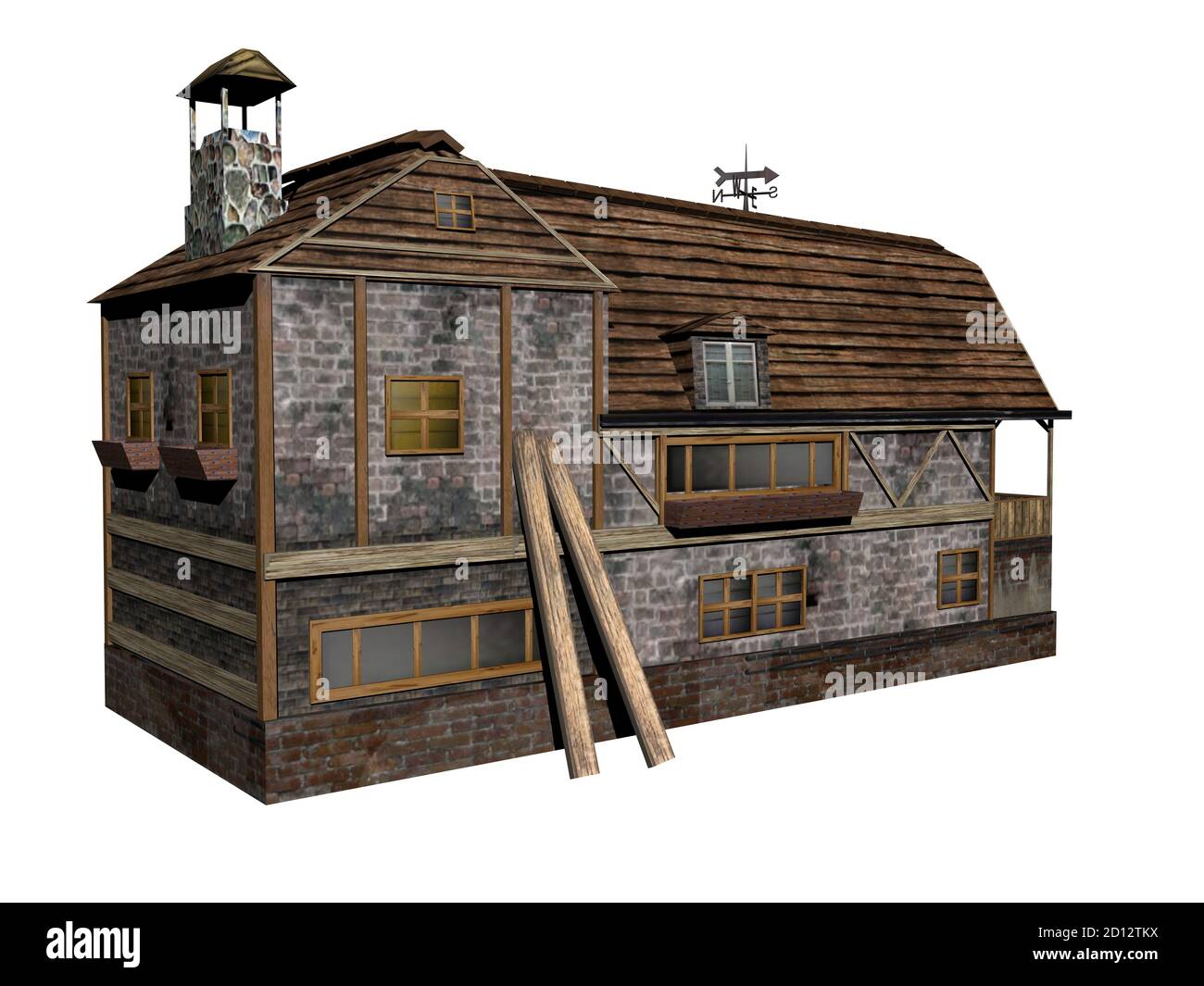 Scruffy building Cut Out Stock Images & Pictures - Alamy