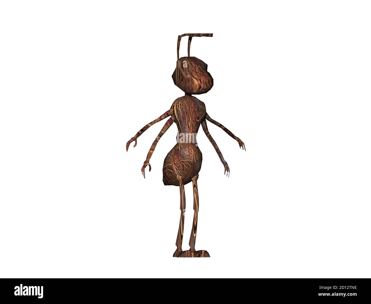 Cartoon ant is standing on two legs Stock Photo - Alamy