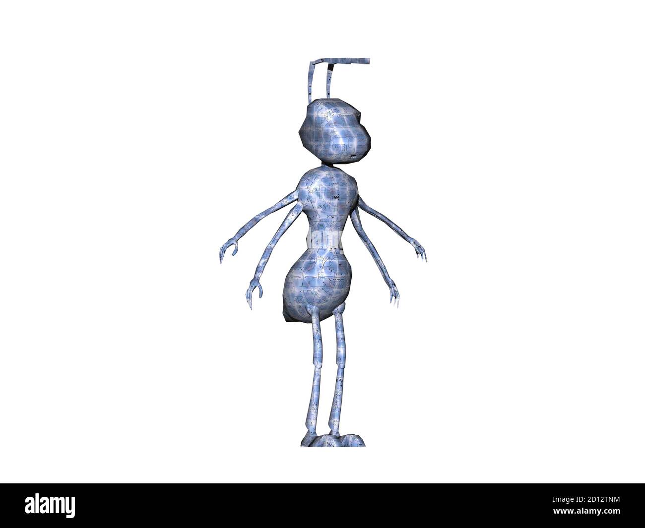 Cartoon ant is standing on two legs Stock Photo - Alamy