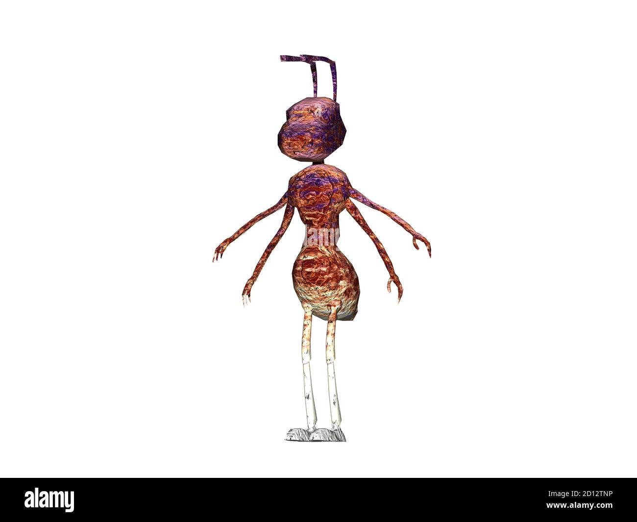 Cartoon ant is standing on two legs Stock Photo - Alamy