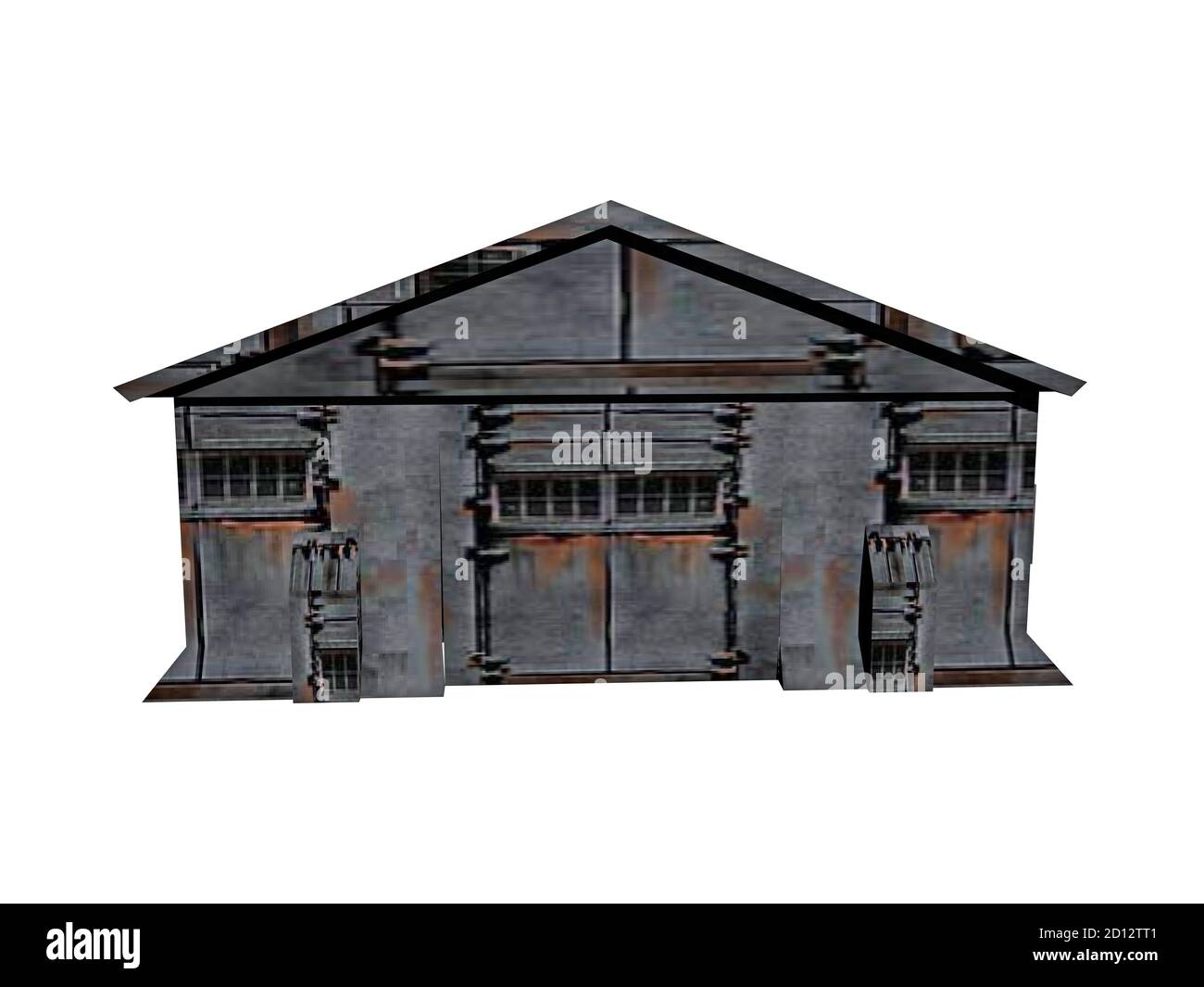 old steel massive factory building Stock Photo - Alamy