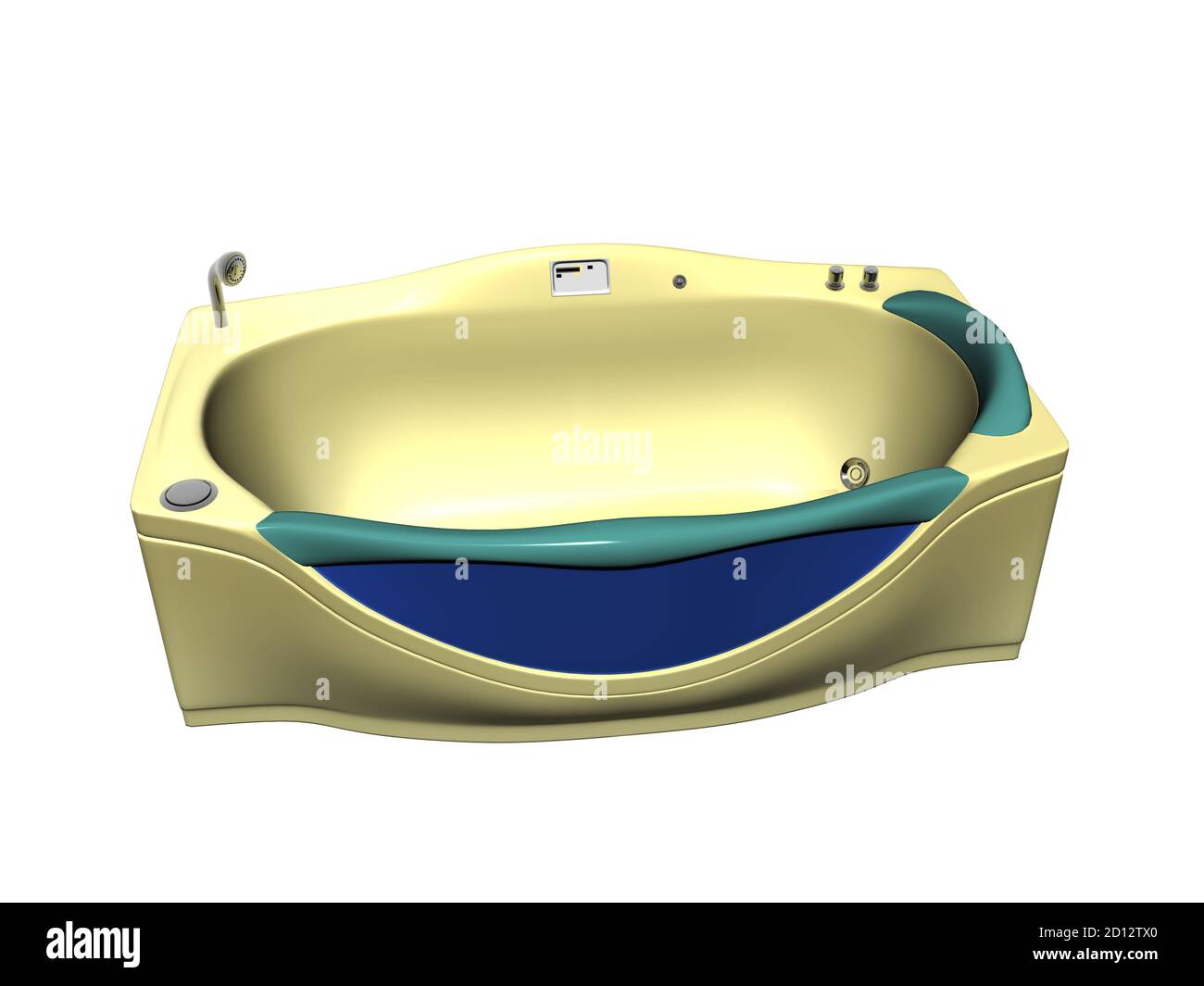 colored whirlpool with fittings Stock Photo - Alamy