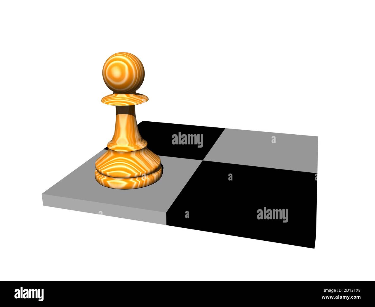 simple chess board with pawn Stock Photo - Alamy