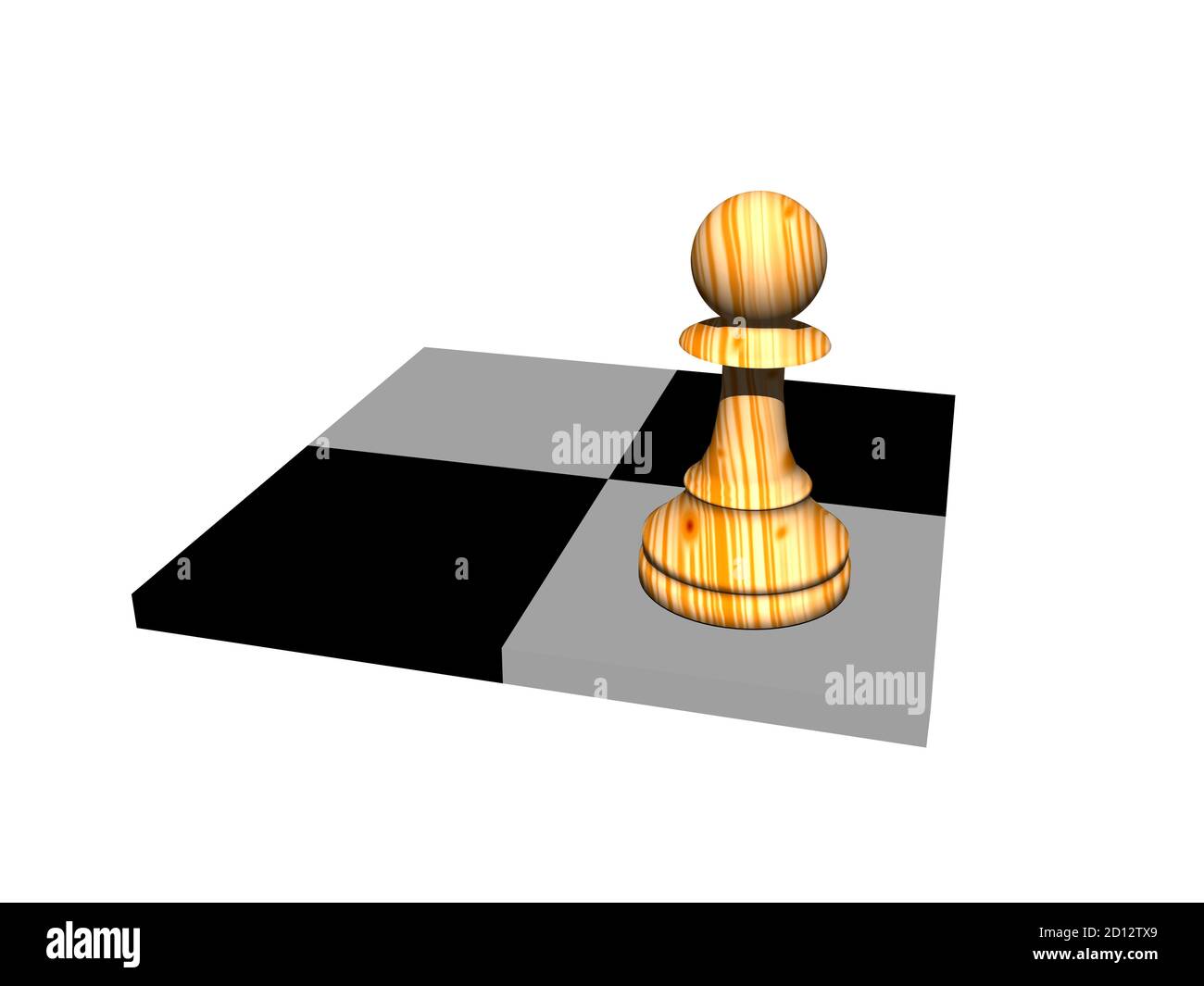 simple chess board with pawn Stock Photo - Alamy