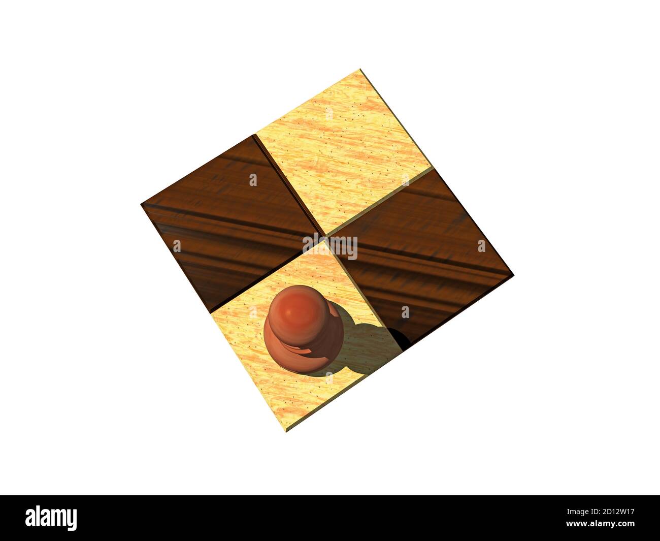 simple chess board with pawn Stock Photo - Alamy