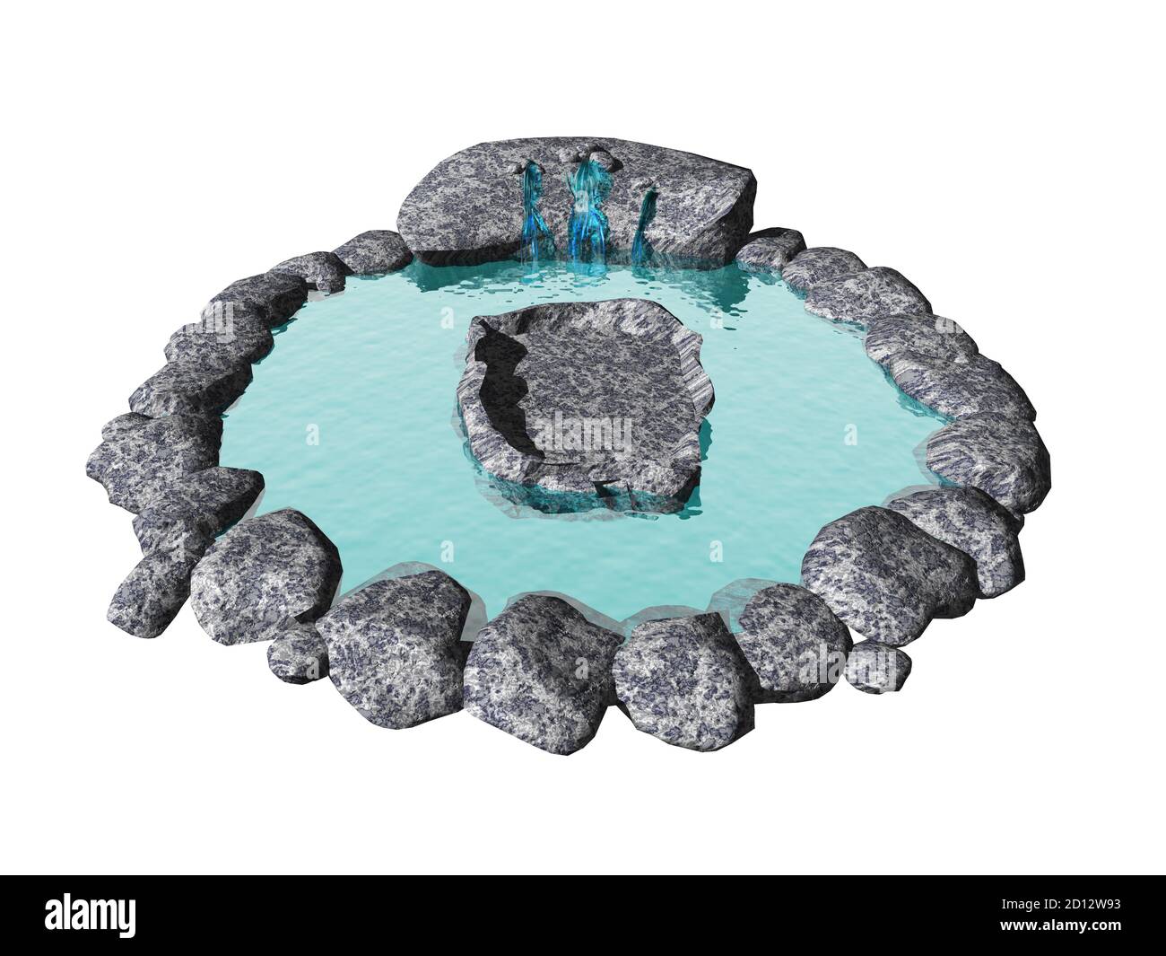 Cascade stone Cut Out Stock Images & Pictures - Alamy