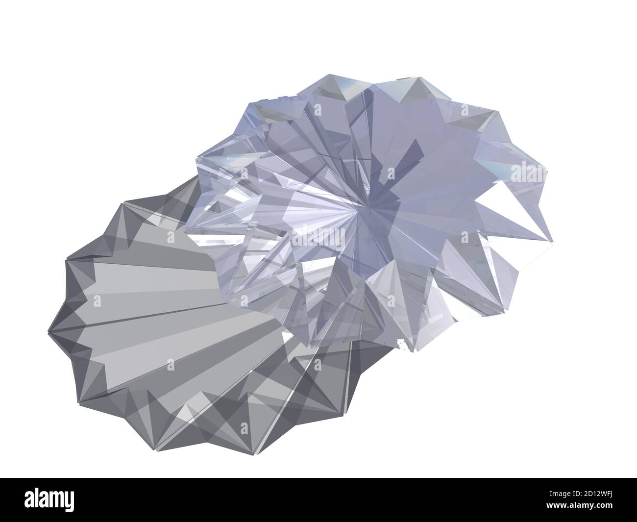 cut gem casts shadows Stock Photo - Alamy
