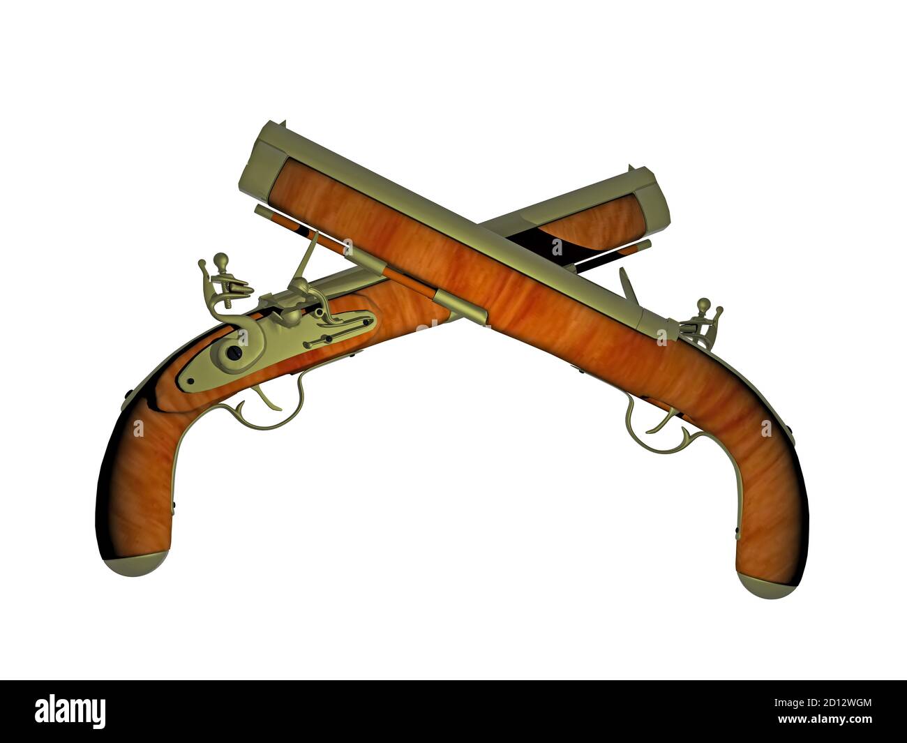 Pistol gun graphics hi-res stock photography and images - Alamy