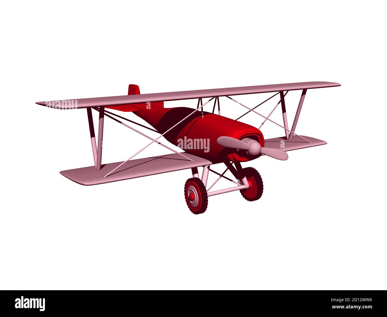 old biplane airplane with propeller Stock Photo - Alamy