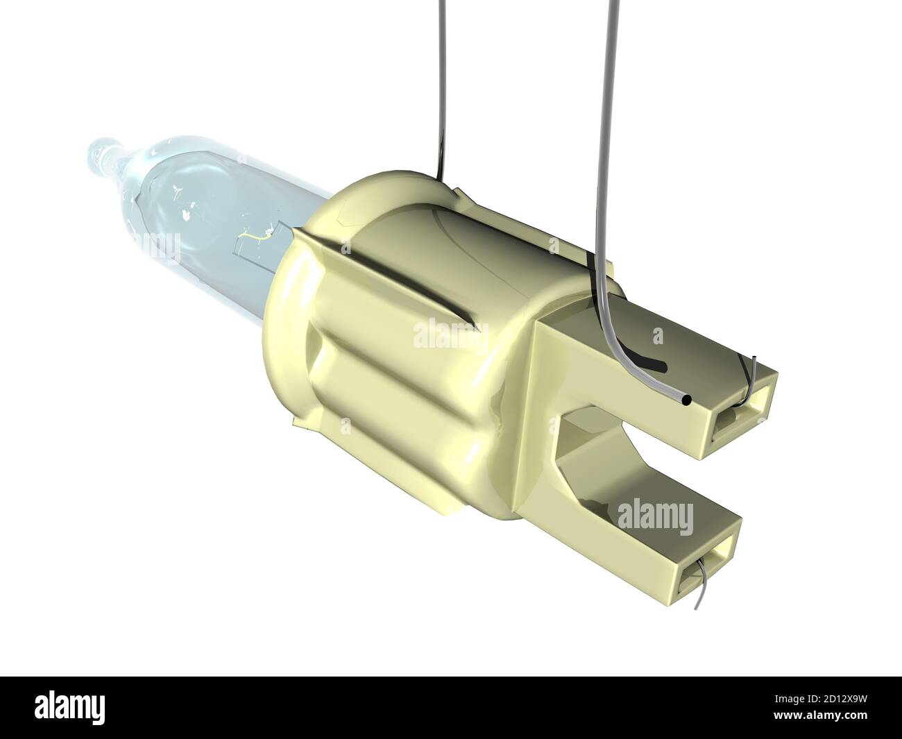 Halogen bulb in the socket Stock Photo - Alamy