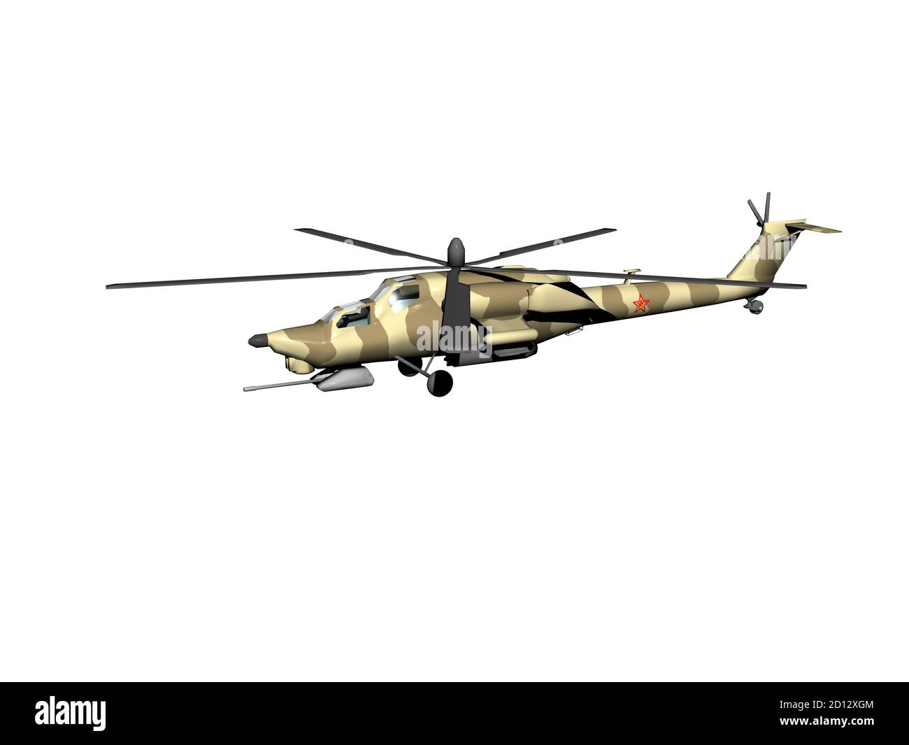 Helicopter with camouflage colors in the sky Stock Photo - Alamy