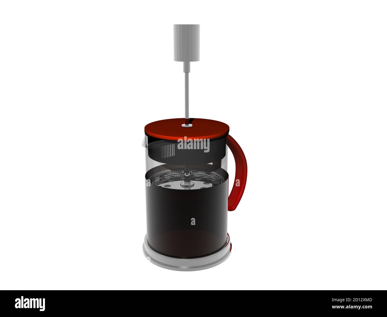 simple glass coffee machine Stock Photo - Alamy