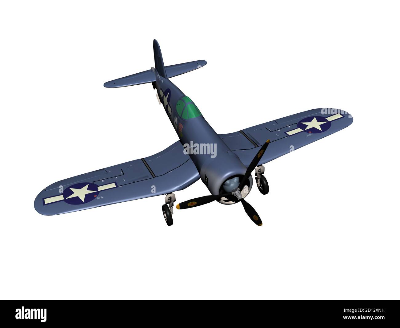 old single seat fighter plane with propeller Stock Photo - Alamy