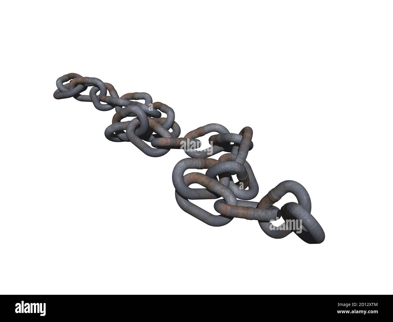 heavy iron rusty chain Stock Photo - Alamy