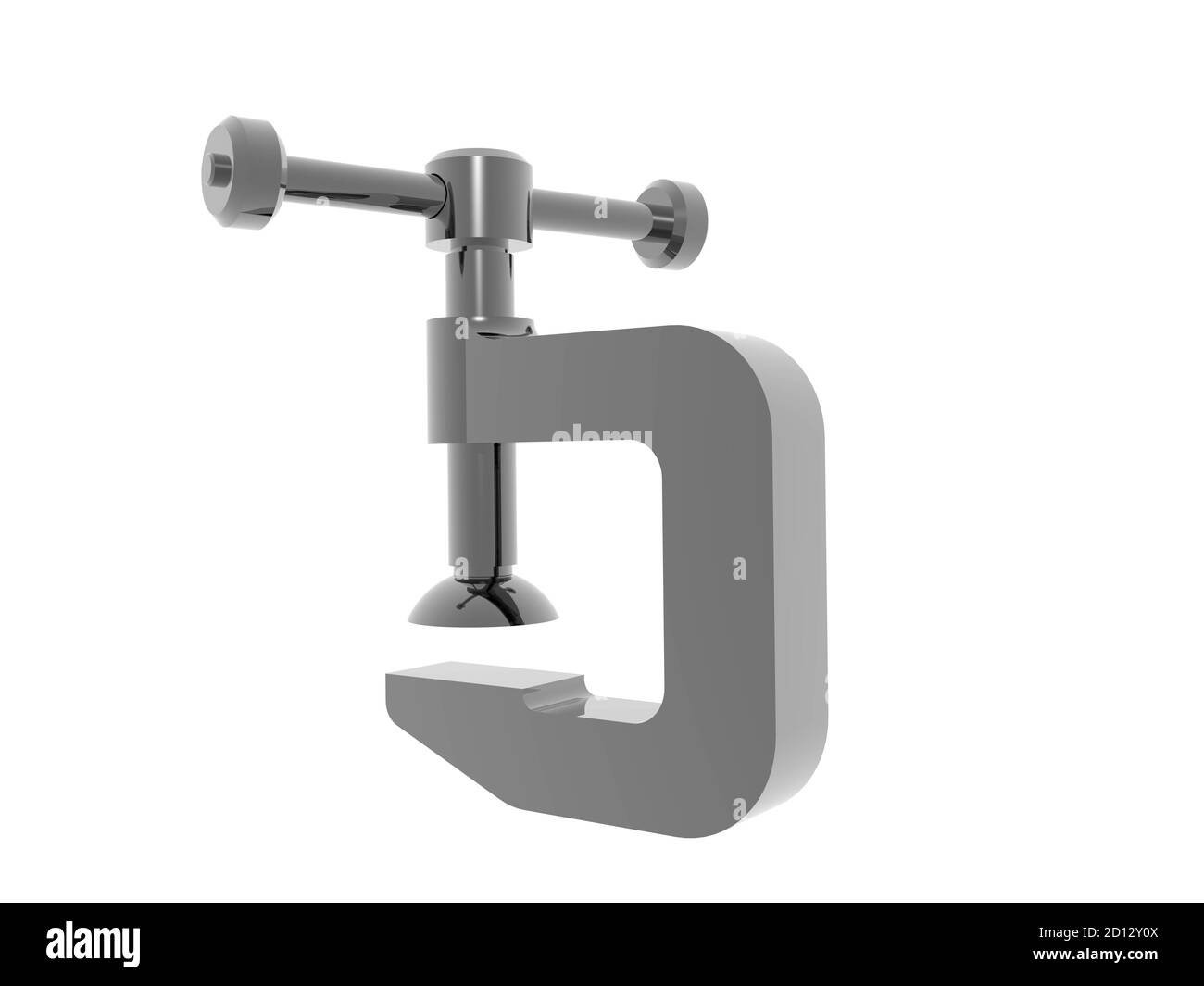 steel screw clamp for fastening Stock Photo - Alamy