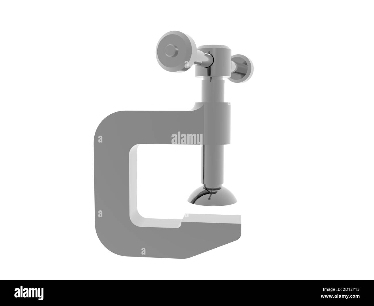 steel screw clamp for fastening Stock Photo - Alamy